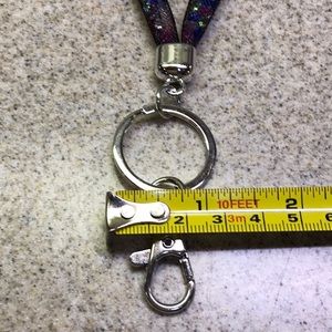 Accessories | Keycard Holder Wrist Black With Crystals Inside | Poshmark